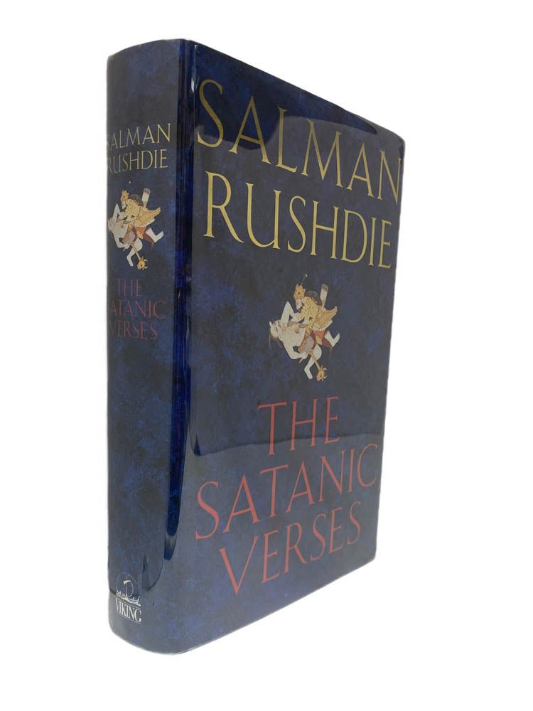 Salman Rushdie First Edition - SIGNED The Satanic Verses - Cheltenham ...