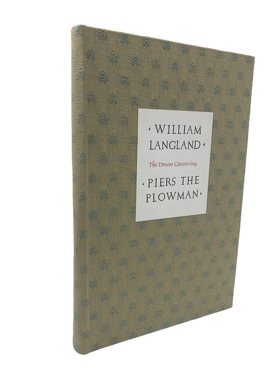 William Langland - SIGNED | Piers the Plowman | Cheltenham Rare Books
