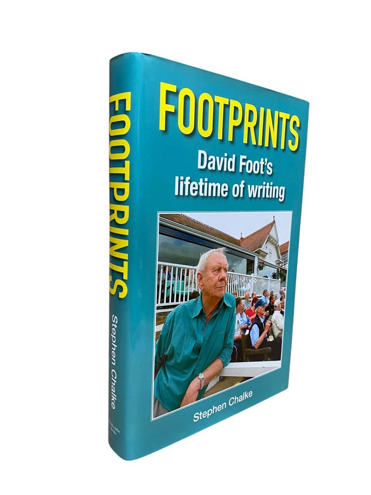Stephen Chalke First Edition - SIGNED Footprints : David Foot's ...