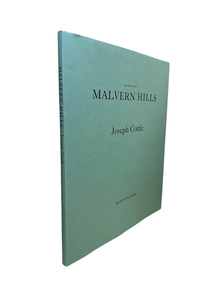 Joseph Cottle Limited Edition - Excerpts from Malvern Hills ...