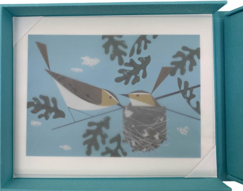 Charley Harper Limited Edition - Birds & Words ( Sky Blue ...