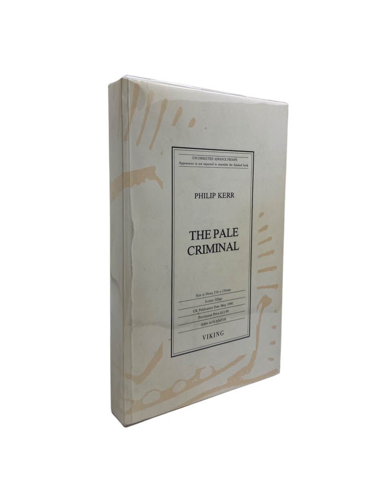Philip Kerr First Edition - The Pale Criminal - Cheltenham Rare Books
