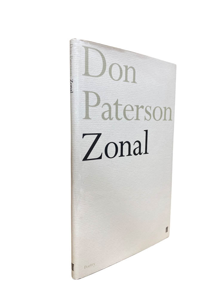 Don Paterson First Edition - Zonal - Cheltenham Rare Books