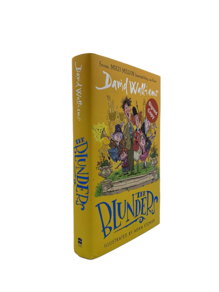 David Walliams First Edition - SIGNED The Blunders - Cheltenham Rare Books