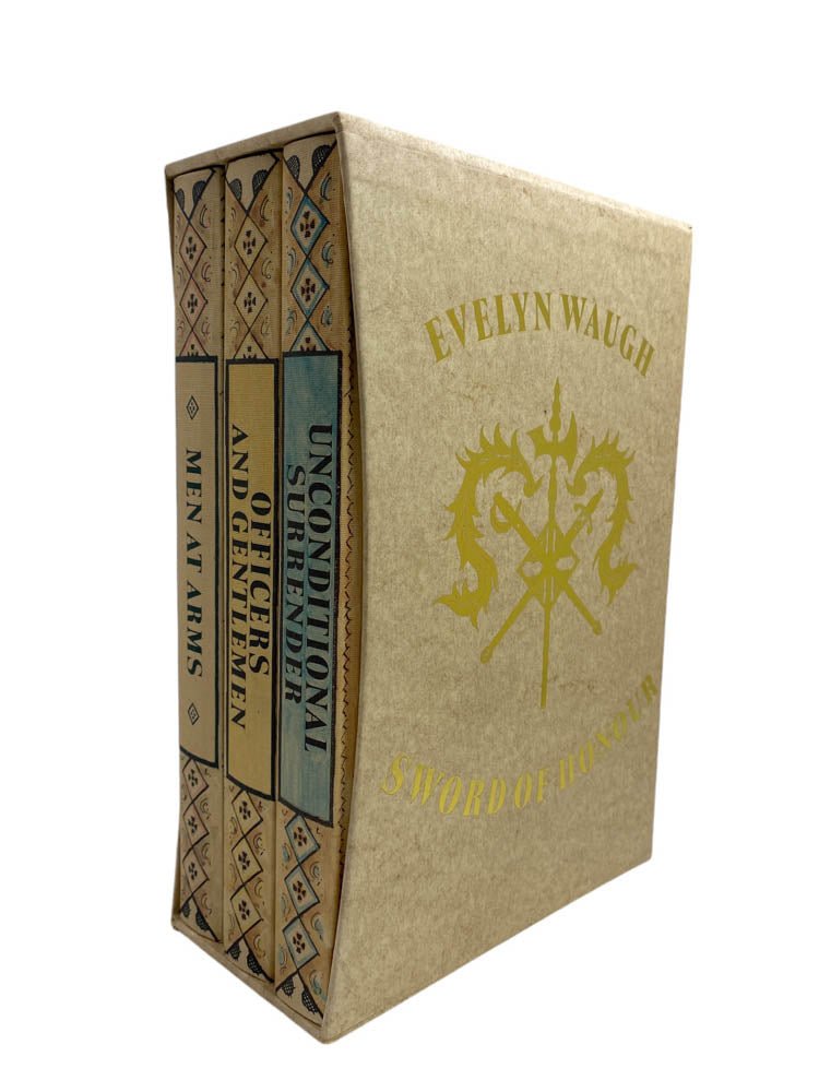 Evelyn Waugh First Thus - SIGNED Sword of Honour - 3 Volume Set ...