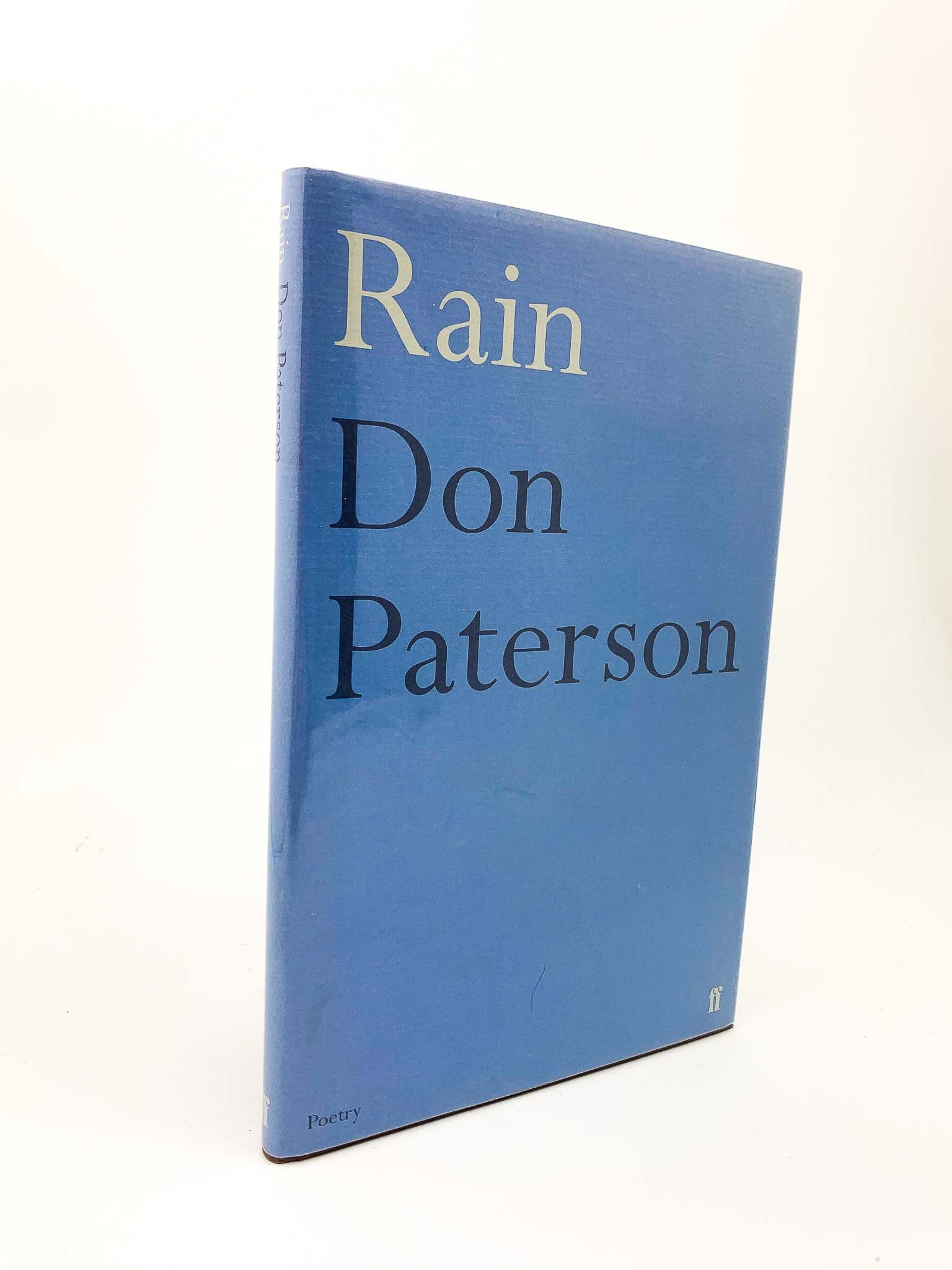 Don Paterson First Edition - SIGNED Rain - Cheltenham Rare Books