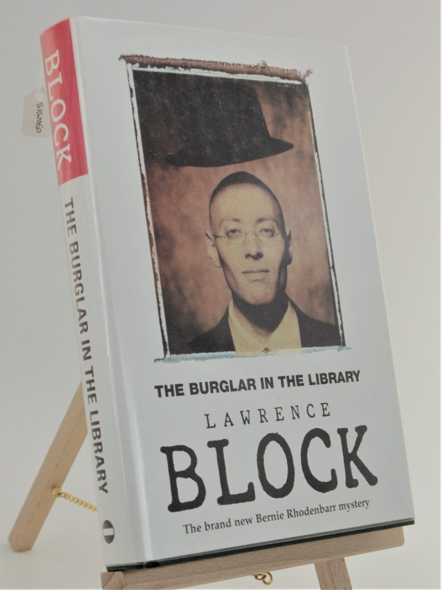 Lawrence Block - SIGNED - The Burglar in the Library | Cheltenham Rare ...