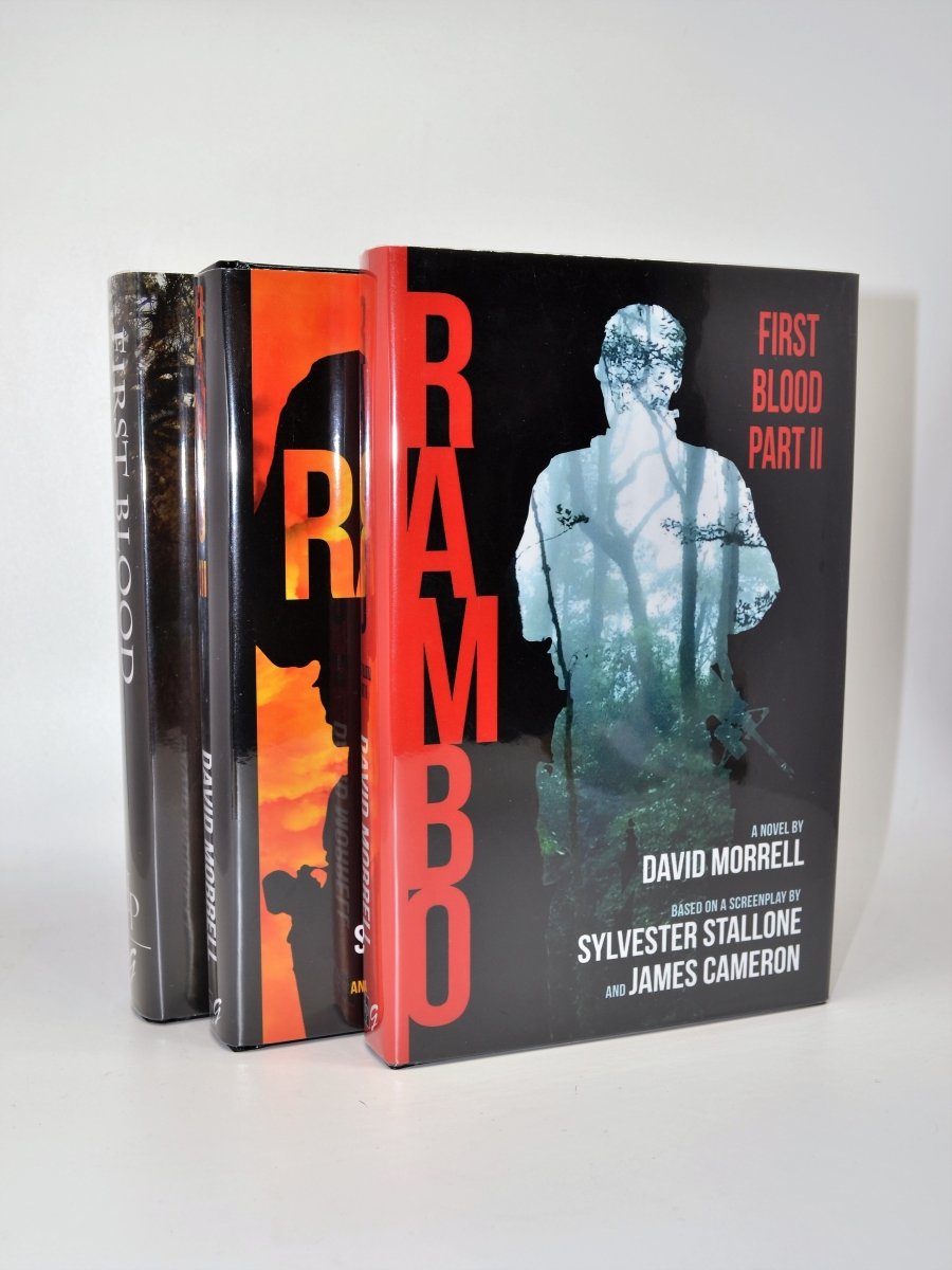 David Morrell - SIGNED - First Blood; First Blood part two; Rambo III ...