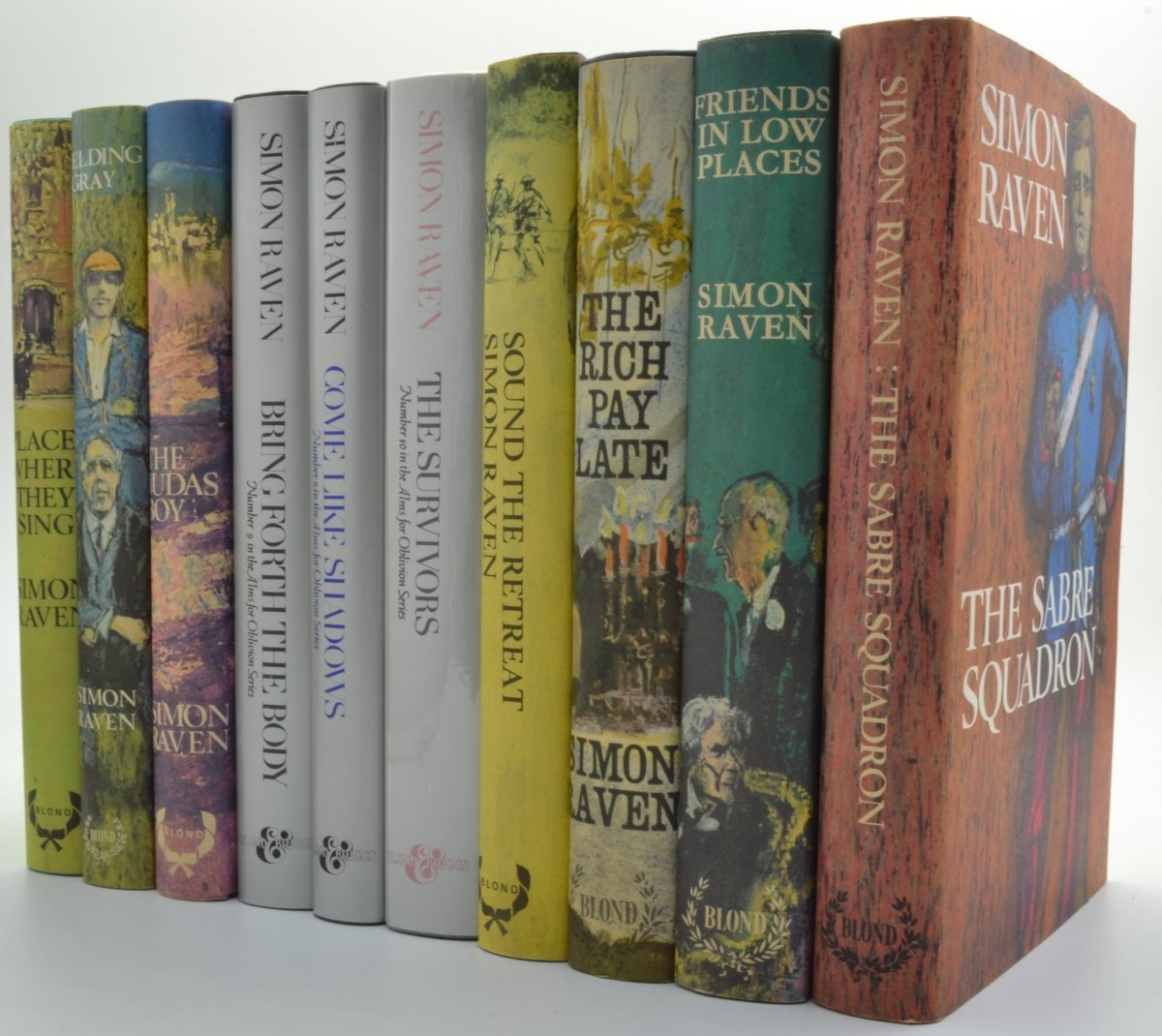 Simon Raven - SIGNED - Alms for Oblivion ( ten volume set ...
